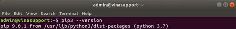 hướng dẫn cài đặt python 3 và pip 3 trên ubuntu linux