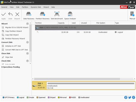 تحميل اسطوانة Minitool Partition Wizard Technician Bootable Iso X64