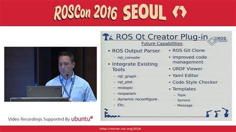 roscon 2016 seoul day 1 ros qt creator project manager plug in youtube