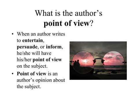 Ppt Authors Purpose And Point Of View Powerpoint Presentation Free