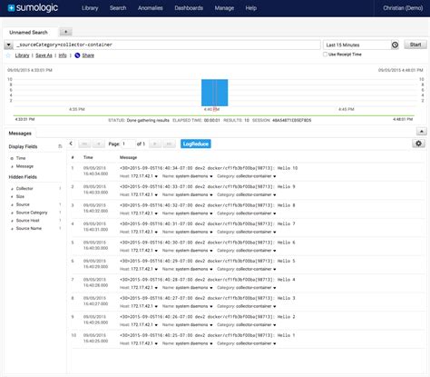 update on logging with docker sumo logic