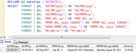 sql server denali format a most wanted function connect sql
