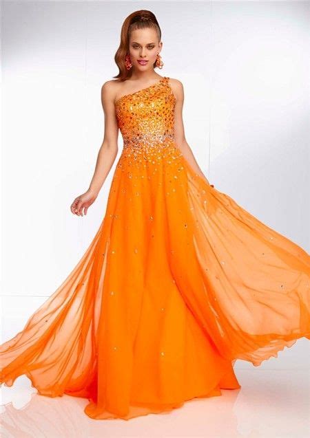 9 Affordable Neon Orange Prom Dresses Us Nco 2007