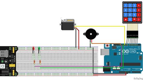 keypad lock with servo arduino project hub