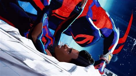 Miles Morales And Spider Man 2099 Fight In ‘across The Spider Verse Image