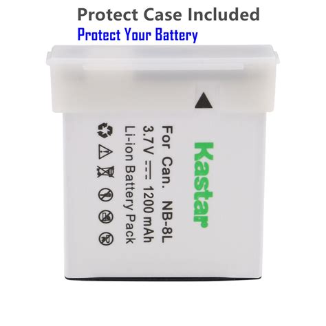 Kastar Battery Slim Usb Charger For Canon Genuine Nb 8l Original Cb 2la