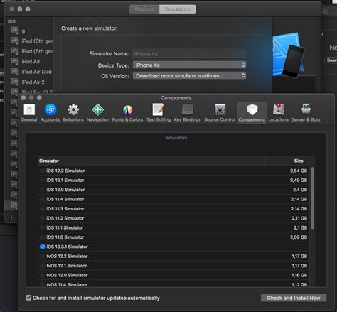 ios 9 simulator in xcode 10 3 missing stack overflow