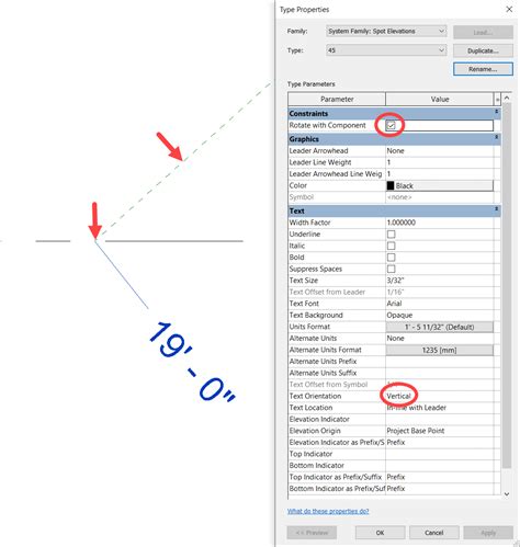 solved spot elevation text orientation 45 degrees autodesk community
