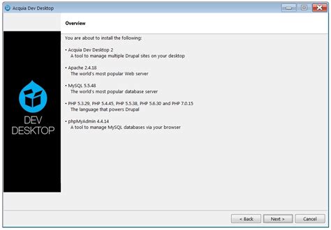 so installieren und verwenden sie acquia dev desktop für