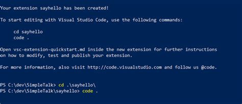 writing vs code extensions with typescript simple talk