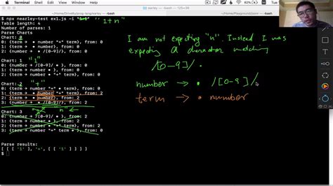 generating friendly parser errors with earley algorithm youtube