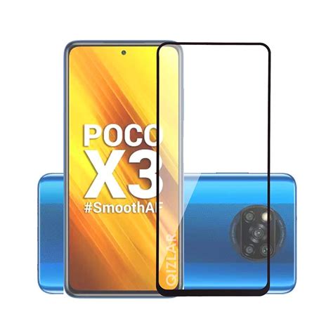 گلس شفاف شیشه ای شیائومی Full Glass Xiaomi Poco X3 موبی تول