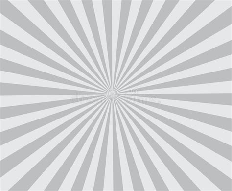 Ray Retro Background Gray Colored Rays Stylish Illustration Ad