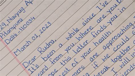 Informal Letter In English Letter To Friend Inviting Him To Spend