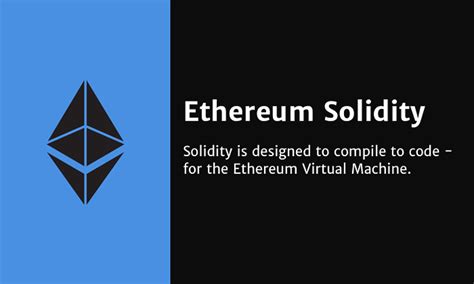 getting started with solidity ethereum