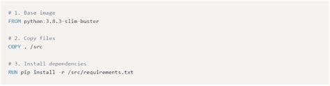 how to containerize a python application using docker