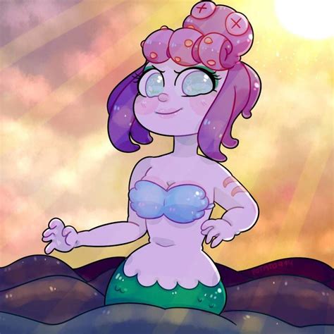 Cala Maria Cuphead By Potato914 Cala Maria Fan Art Coloring Pages