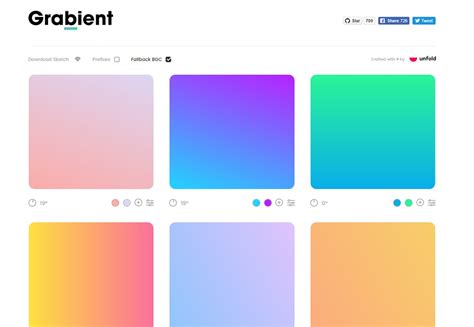 gradients in web design trends examples and resources