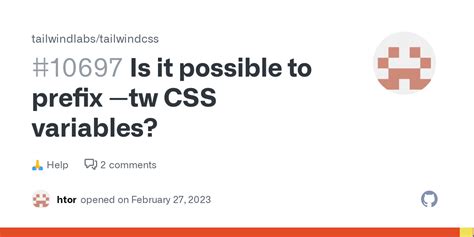 is it possible to prefix tw css variables · tailwindlabs tailwindcss