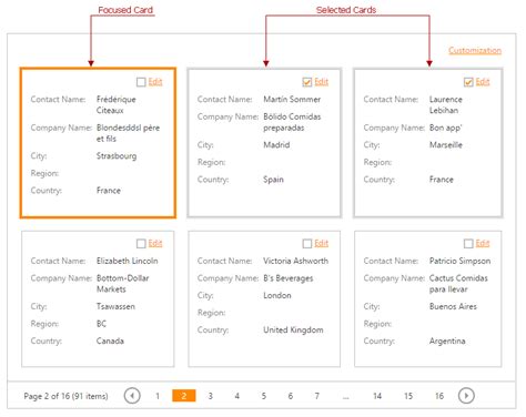 aspxcardview selection property asp web forms controls