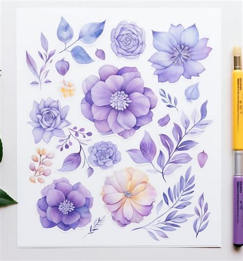 Premium Ai Image Flowers Watercolor Seamless Patterns