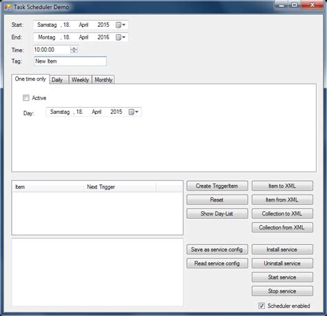 task scheduler codeproject