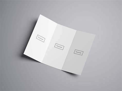 Free Trifold Brochure Mockup Psd