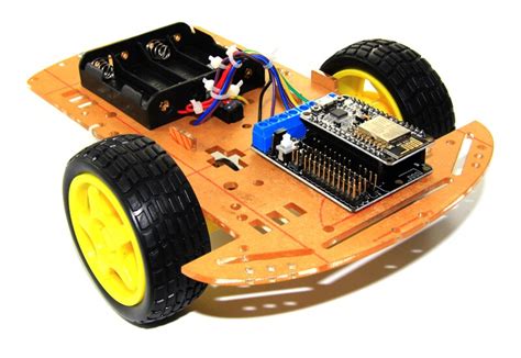 2wd l293d wifi rc smart car with nodemcu shield for esp
