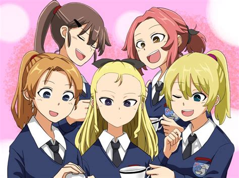 Safebooru 5girls D Absurdres Alternate Hairstyle Assam Girls Und