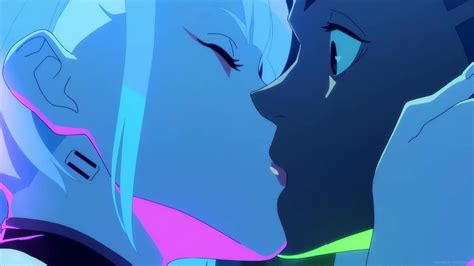 Lucy Kiss David Cyberpunk Edgerunners Live Wallpaper Moewalls