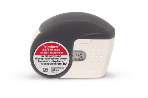 Trimbow Nexthaler 88 5 9 Dry Powder Inhaler Chiesi Ltd 120 Dose