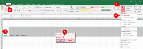 create xlsx files with row height settings spreadsheet coding