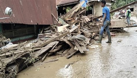 Puluhan Rumah Rusak Berat Diterjang Banjir Bandang Di Aceh Tenggara