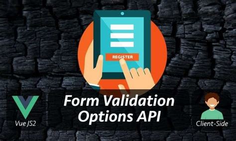 vue js form validation using options api