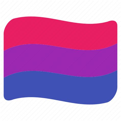 Bi Bisexual Flag Lgbt Lgbtq Pride Queer Icon