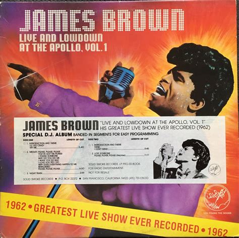 James Brown – Live And Lowdown At The Apollo Vol 1 1980 Vinyl Discogs