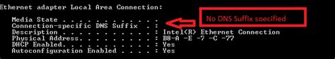 dns suffix configuration steps required when hub or client can t