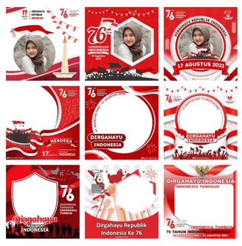 Twibbon Hut Kemerdekaan Ri 76 Eksklusif 2021 Link Pasang Lengkap