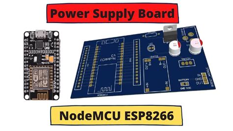 power supply board for nodemcu esp8266 the iot projects