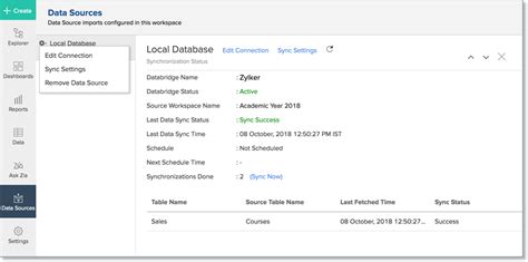 import data from mysql l zoho analytics help