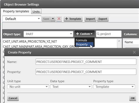 showing user defined attributes in object browser tekla user assistance