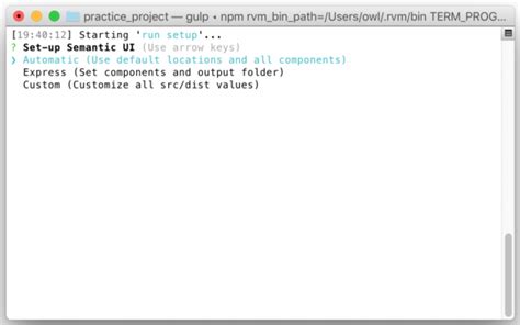 exploring semantic ui and setup html5 hive