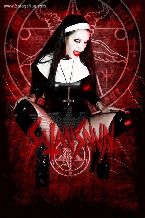 Bad Girl Cool Girl Dark Beauty Metalhead Nuns Black Metal Worship