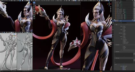 Coven Evelynn Kda 3d Model 3d Printable Cgtrader