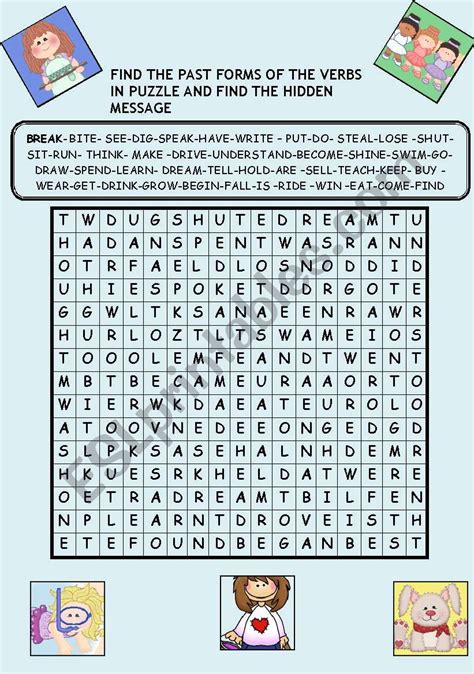 Search And Find The Hidden Message Esl Worksheet By Dkay