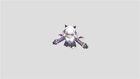3d Anime Character Girl For Blender C1 3d Model By 29cameronh820