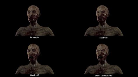 yarrawah interactive zombies starved male female twin pack [ue4]