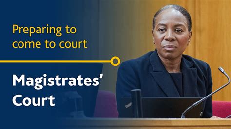 Magistrates Court Preparing To Come To Court Youtube
