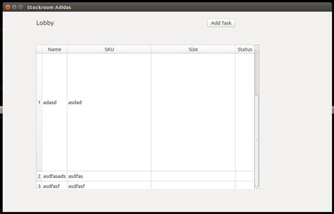 python qtablewidget first row occupying more space stack overflow