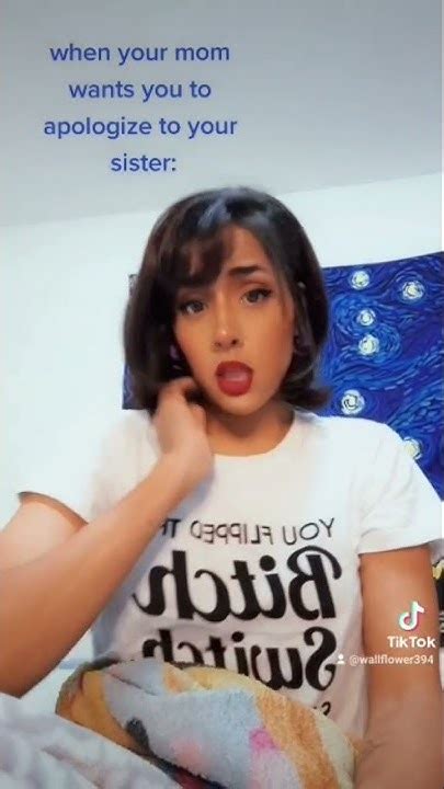 When Your Mom Wants You To Apologize To Your Sister Viralvideo